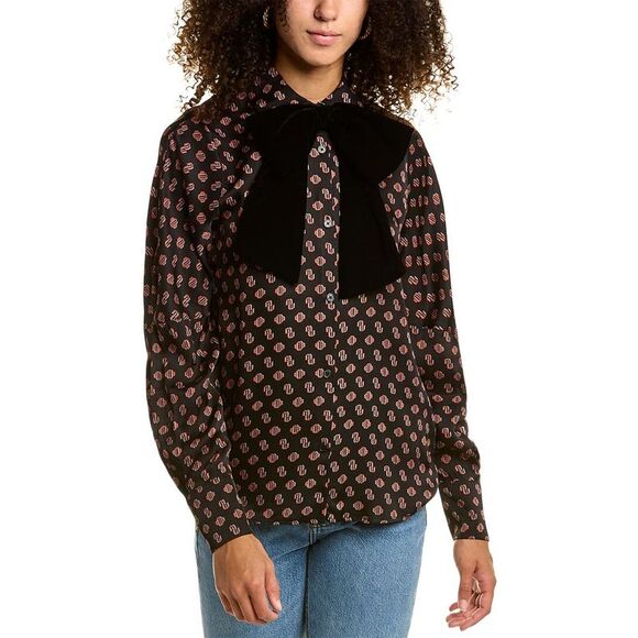 Maje | Tops | Maje Bow Neck Top | Poshmark